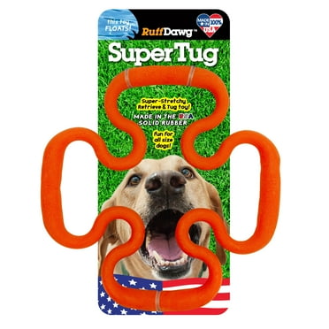Ruff Dawg Rock Rubber Indestructible Retrieving Dog Toy, Color Varies ...
