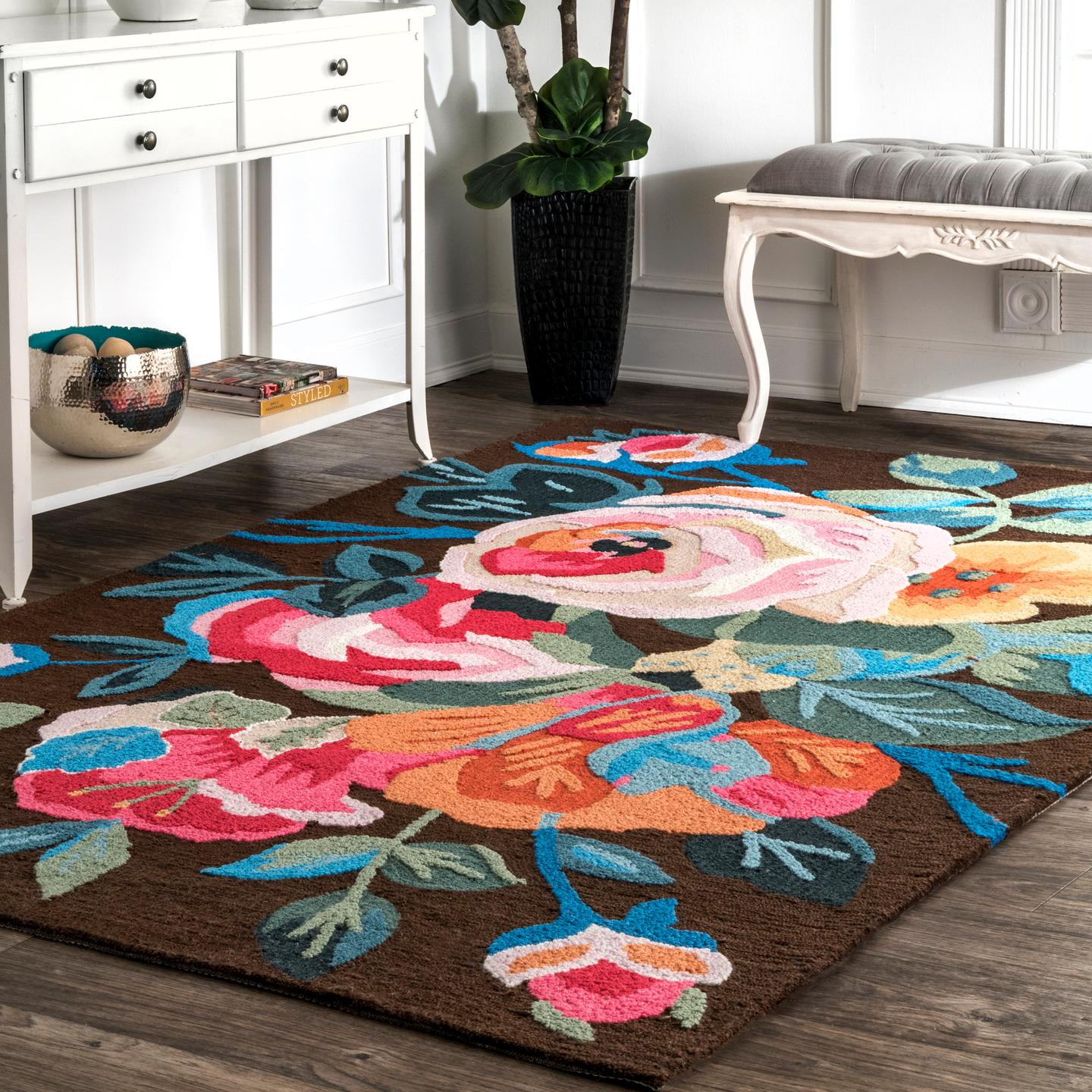 nuLOOM Hand Tufted Katrina Area Rug or Runner - Walmart.com