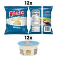 Frito Lay Ruffles Chips and Lay's Ranch Dip Cups Variety Pack, (Pack of ...