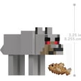 Minecraft Hostile Wolf Action Figure & Accessory with Portal Piece ...