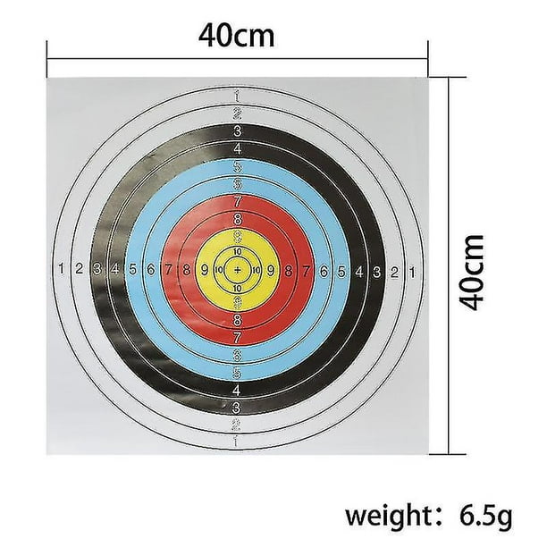 20 Pieces Of Professional Archery Ring Number Target Paper Shooting ...