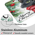 ADECORIVY Black Cat Christmas License Plate, Aluminum Decorative ...