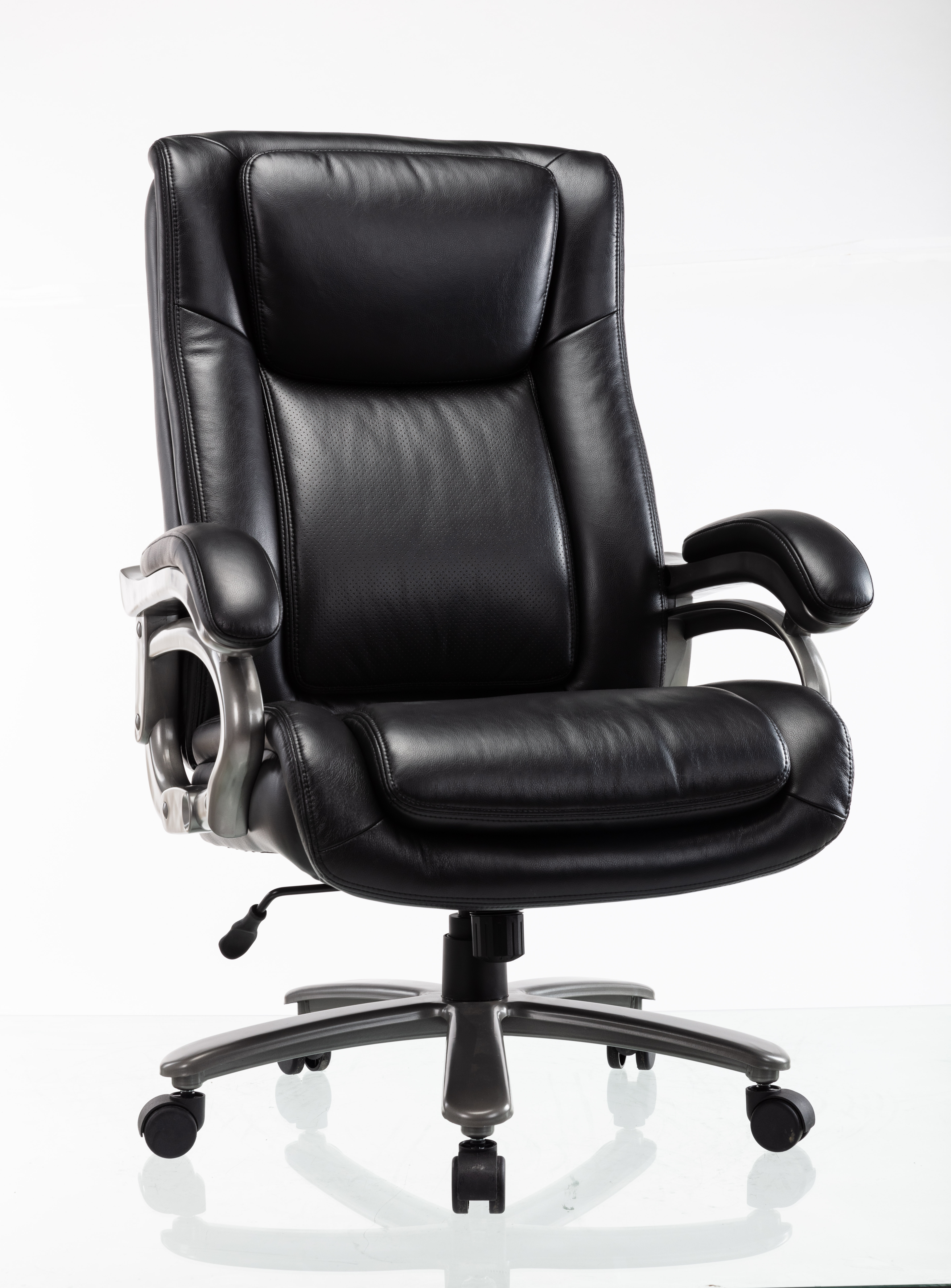 High Back Big Tall Bonded Leather Office Chair Large Executive Desk High Back Big Tall Bonded Leather Office Chair Large Executive Desk