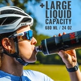 PRO BIKE TOOL Insulated Bike Water Bottle, 680 ml, 24 oz, double wall ...