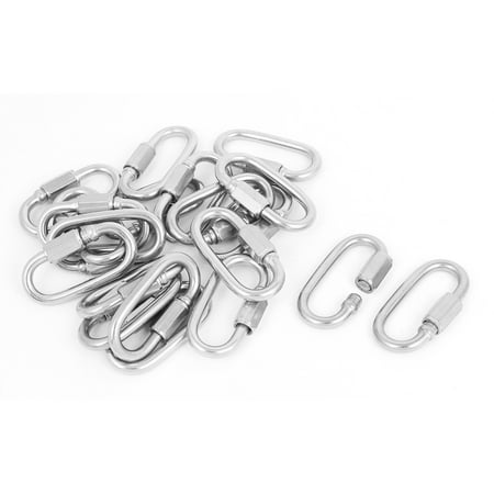 5mm Thickness Stainless Steel Quick Link Chain Rope Cable Connector 20 ...