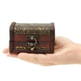 Juvale, Wooden Treasure Chest Set, 3pk, Vintage Antique Decor - Walmart.com