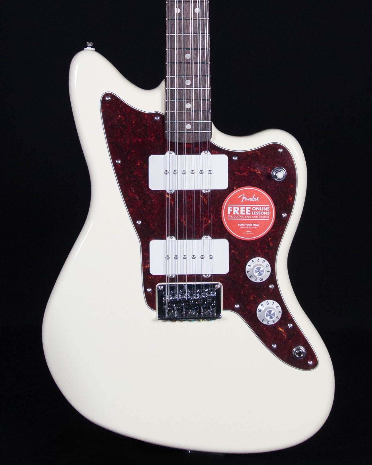 Pre-Owned Squier Paranormal Jazzmaster XII, Laurel FB, Olympic White ...