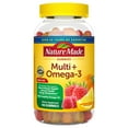 Nature Made Multivitamin Plus Omega 3 & Fish Oil Chewable Gummies, 140 ...