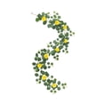 Cheapark Rose Vine Garland Wedding Floral Rattan Faux Bloom Twine Decor ...