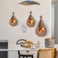 3Pcs Large Hanging Fruit Basket Wall Mounted Vegetable Storage Pouch ...