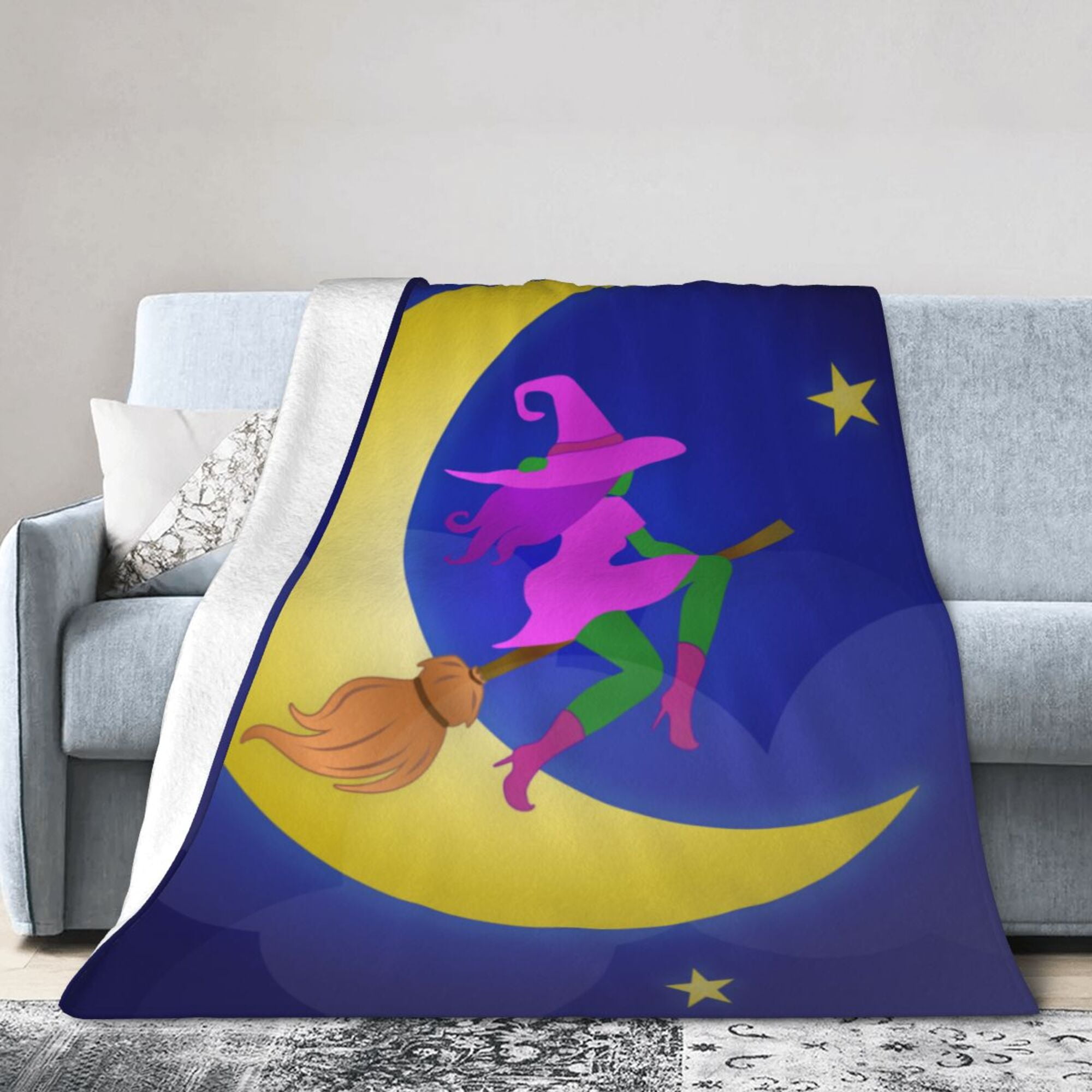 DouZhe Ultra-Soft Micro Fleece Lightweight Flannel Bed Blanket, Magic ...