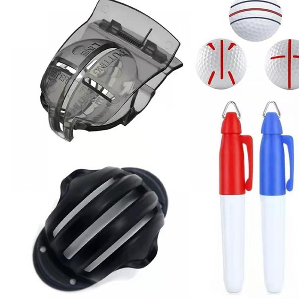 Buy 6 Pack Golf Ball Line Drawing Golf Ball Alignment Kit | Swing Path ...