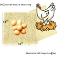 Chicken coop bedding, aspen wood shaving pads, nesting pads for laying ...