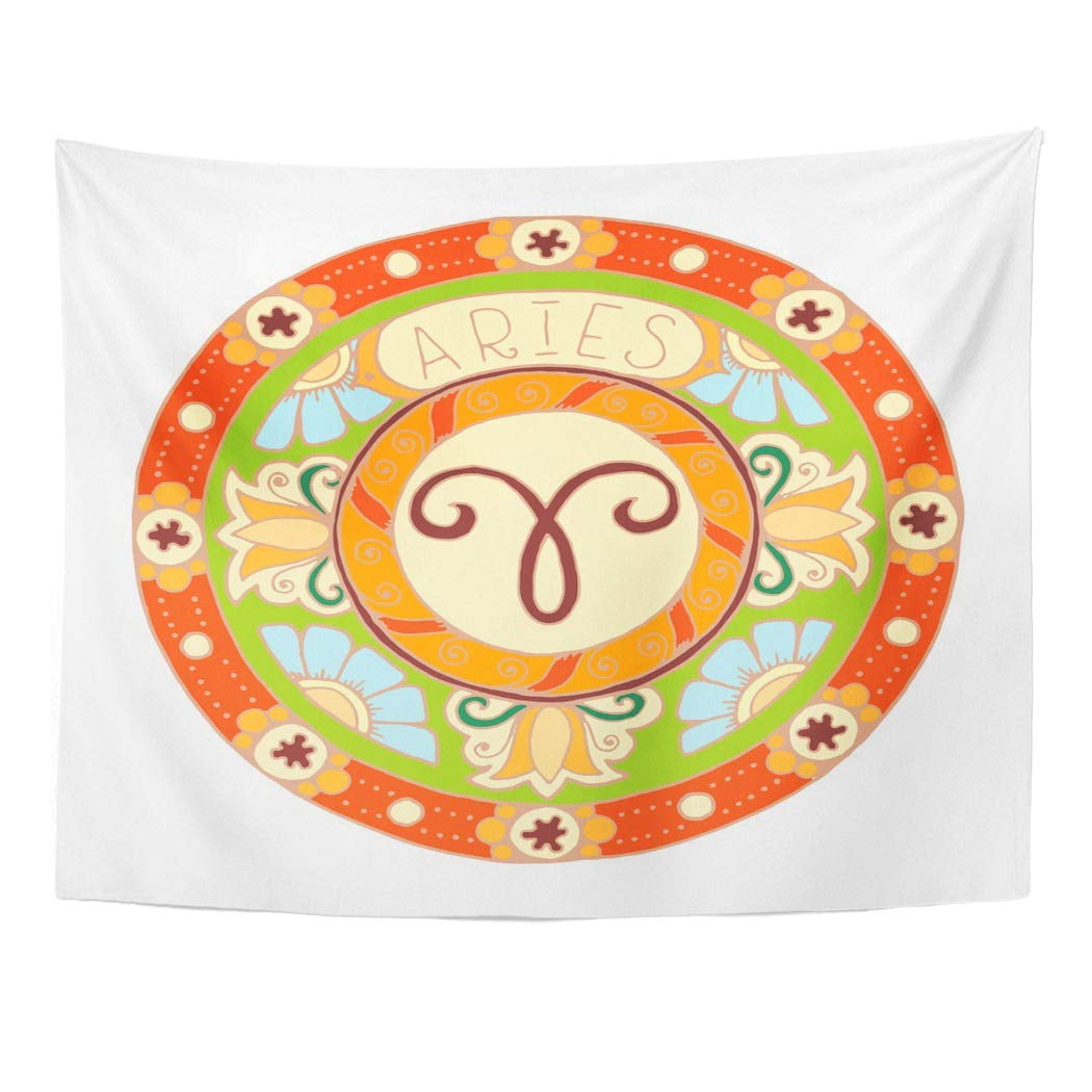 ZEALGNED Zodiac Signs Black and White Colored Mandalas Aries Zentangle ...