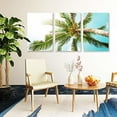 Idea4wall 3 Piece Tropical Canvas Wall Art Palm Tree Canvas Prints ...