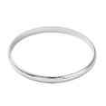 5 pc Fashion Polished 304 Stainless Steel Plain Bangles Stainless Steel ...
