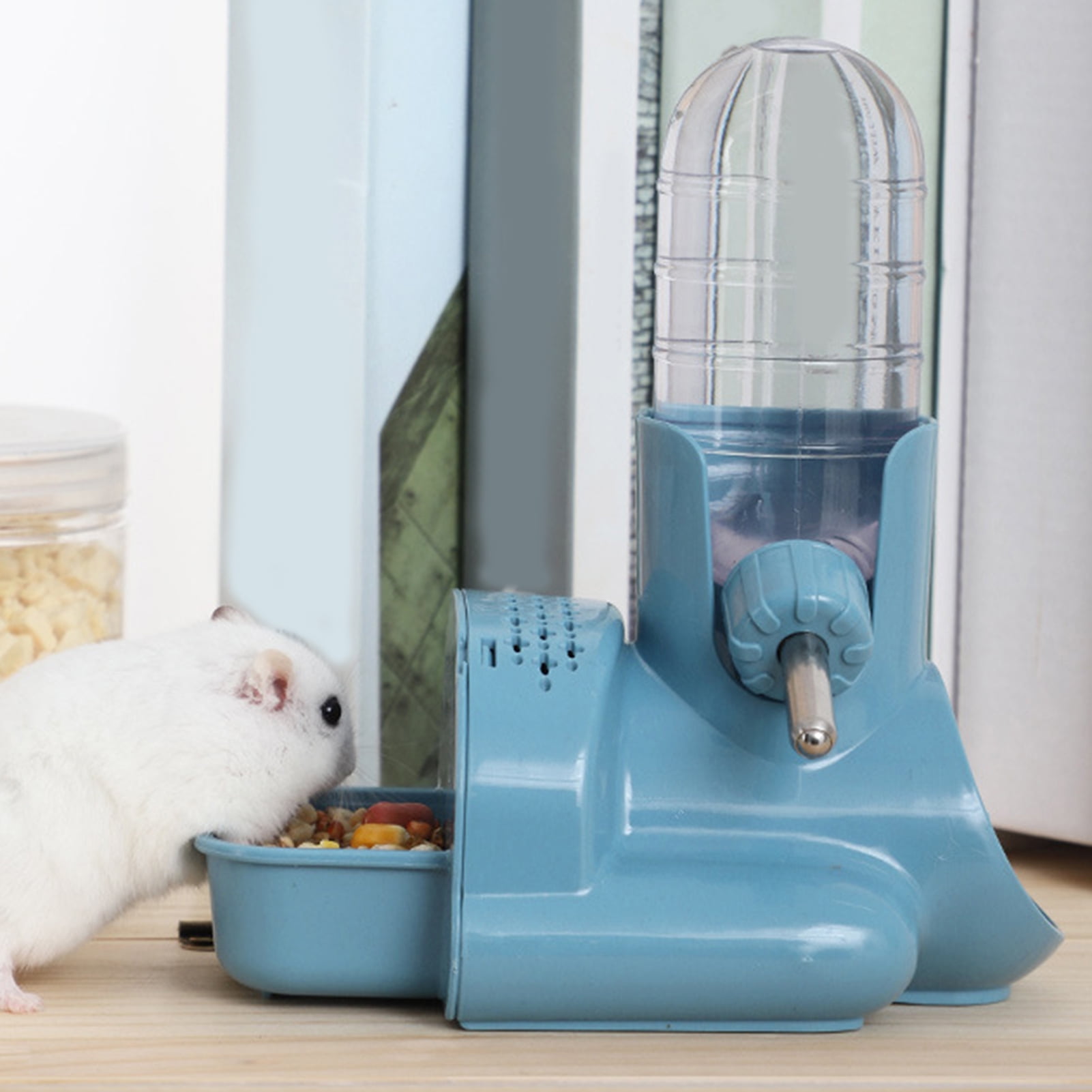 AURORA TRADE Hamster Water Bottle with Tunnel, Little Pet Automatic ...