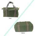 Wide Mouth Tool Bag,Heavy Duty Canvas Tool Storage Bag,Multi-function ...
