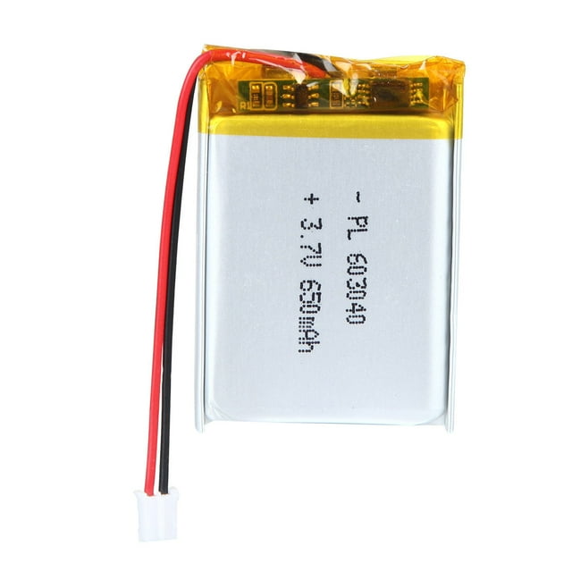 YDL 3.7V 650mAh Battery 603040 Lithium Polymer Ion Rechargeable Li-ion ...