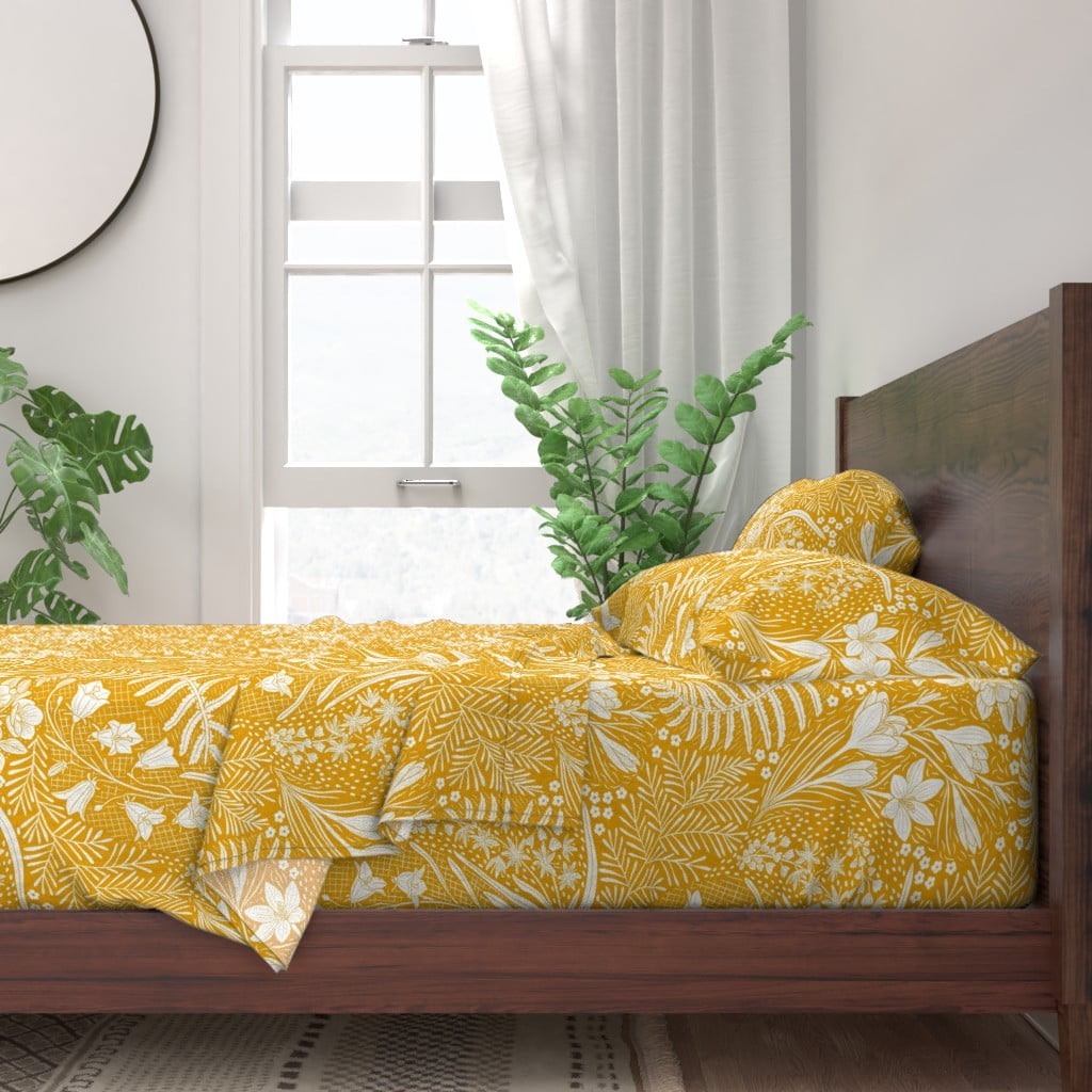 Yellow Bed Sheets Queen