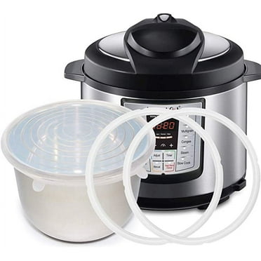 Instant Pot Official 8-piece Cook/Bake Set: 2 Pans, 2 Wire Racks, 2 Red ...