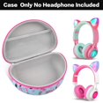 Riwbox CT-7 Kids Protective Headphone Case for Pink& Green 3.5mm Jack ...