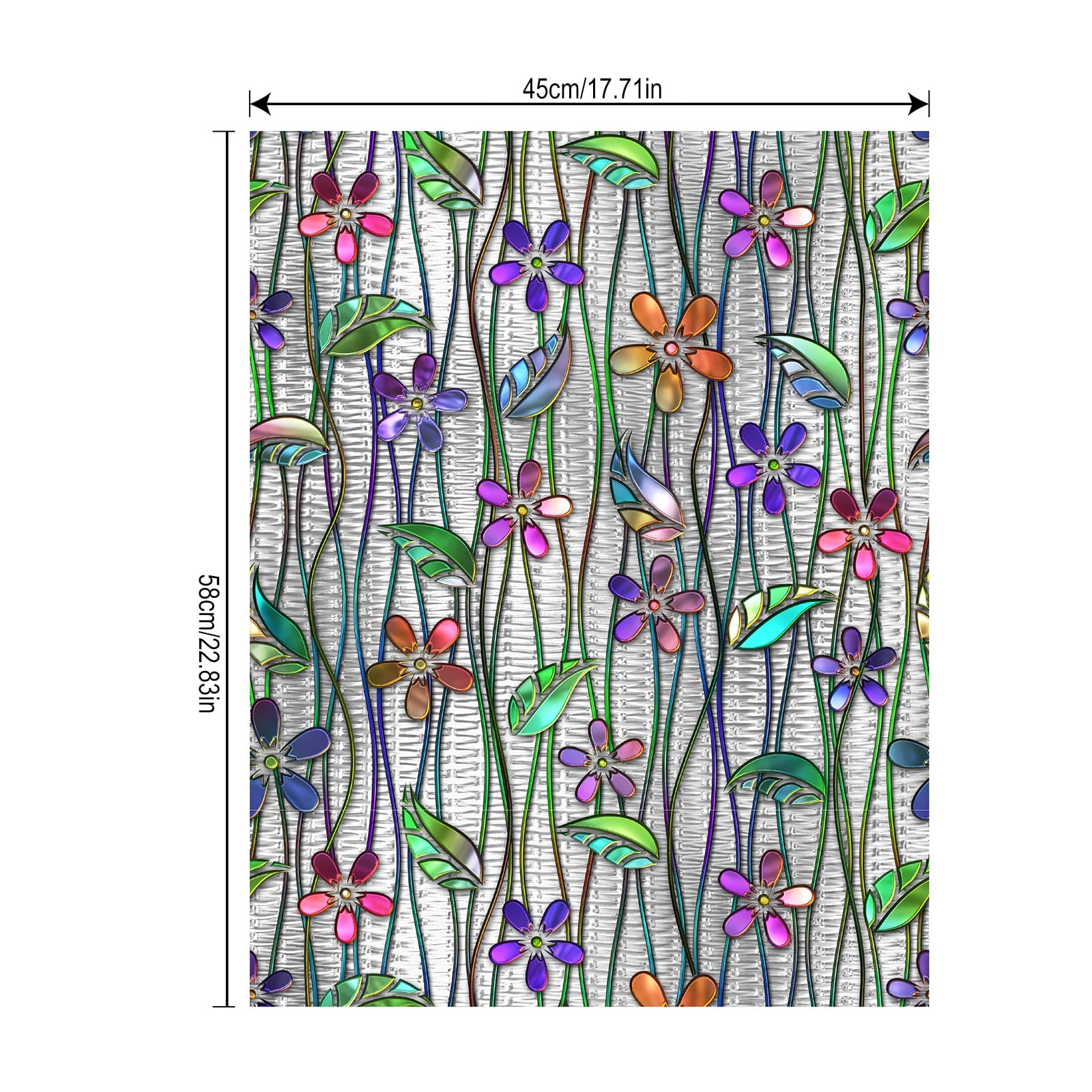 Colorful Glueless Painted Electrostatic Glass Sticker Electrostatic ...