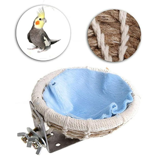 Chainplus Handmade Hemp Rope Bird Nest Breeding Nest Hatch House Cage ...