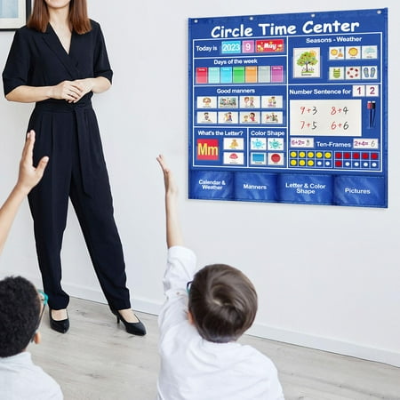Educational Pocket Chart Wording for Math Activities Classroom ...