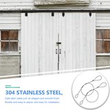 8Pcs Gate Latch String Fence Gate Pull Cord Protective Latch Cable Pull ...