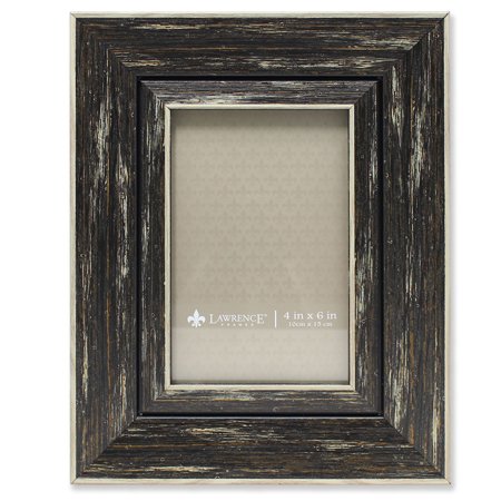 4x6 Weathered Black Decorative Picture Frame - Walmart.com