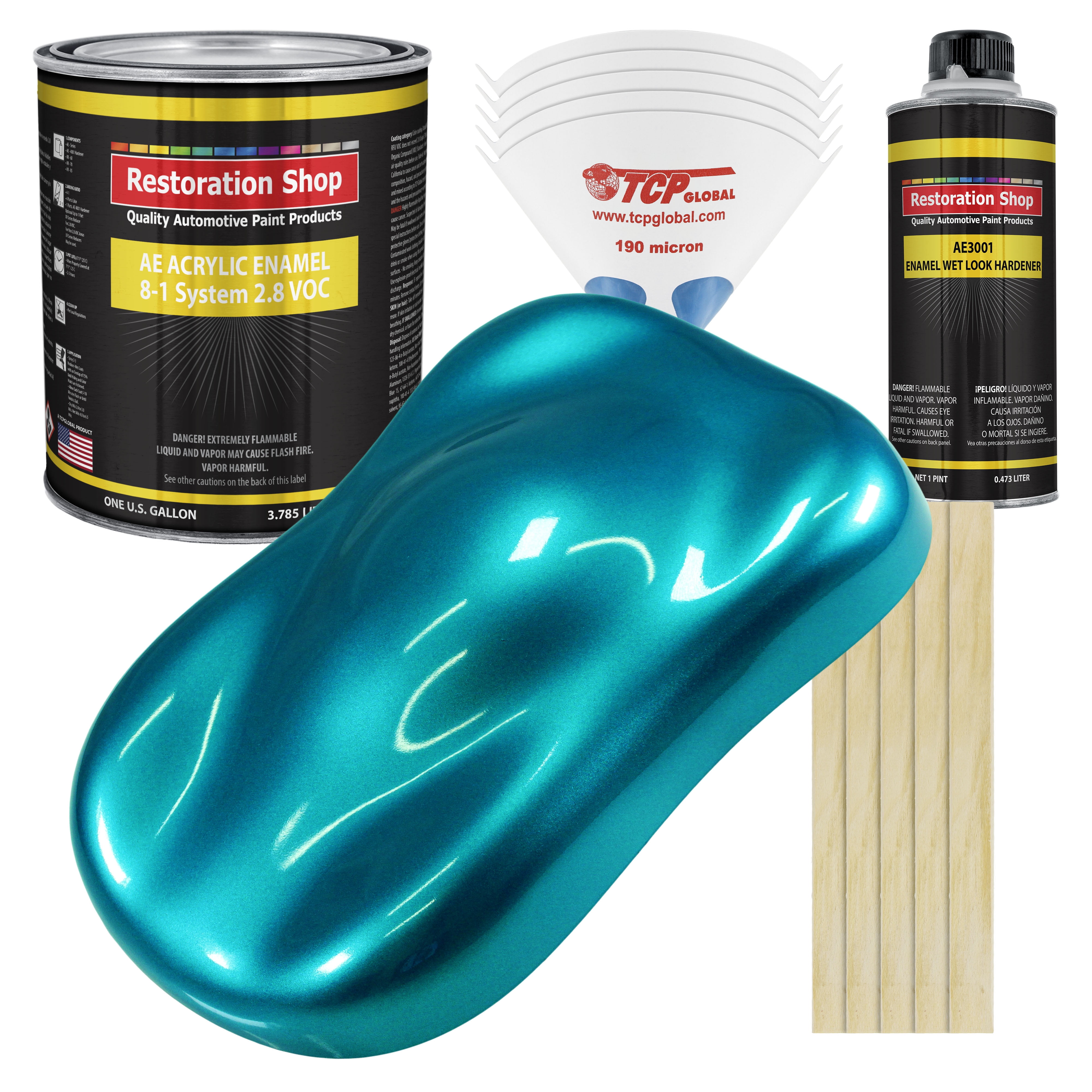 Restoration Shop Teal Green Metallic Acrylic Enamel Auto Paint Restoration Shop Teal Green Metallic Acrylic Enamel Auto Paint