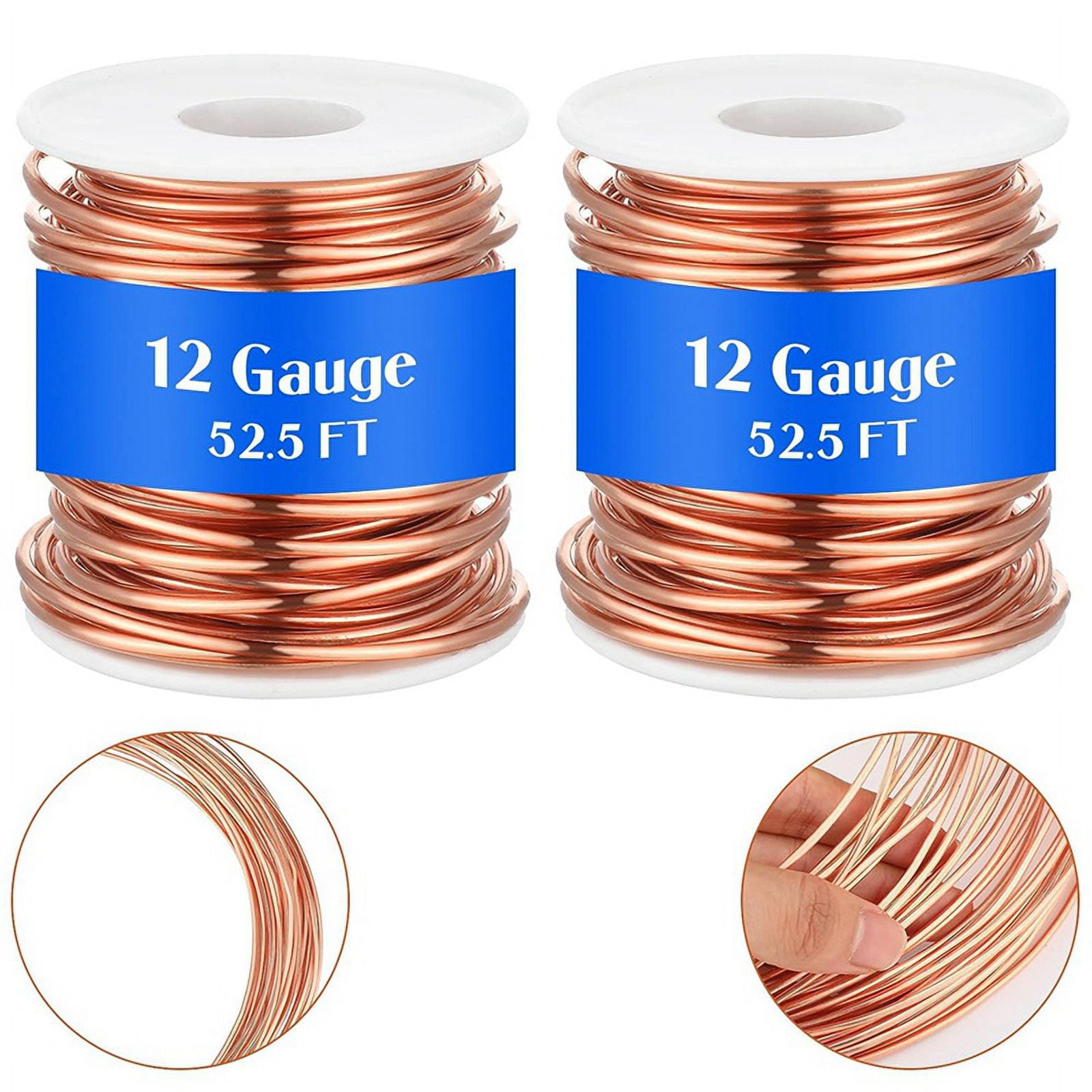 Click here for Unbranded 2 Rolls Soft Copper Wire Solid Bare Bend... prices