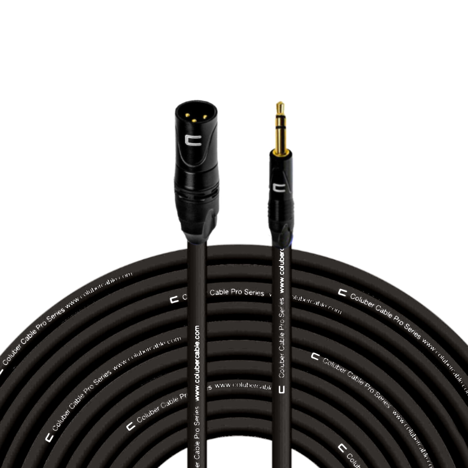 Coluber Cable - Balanced XLR Cable Male to 3.5mm TRS Pro Audio ...