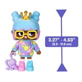 XOX Kweenies Quirky Kweens Series Premium 4 " Figurine and Display Case ...