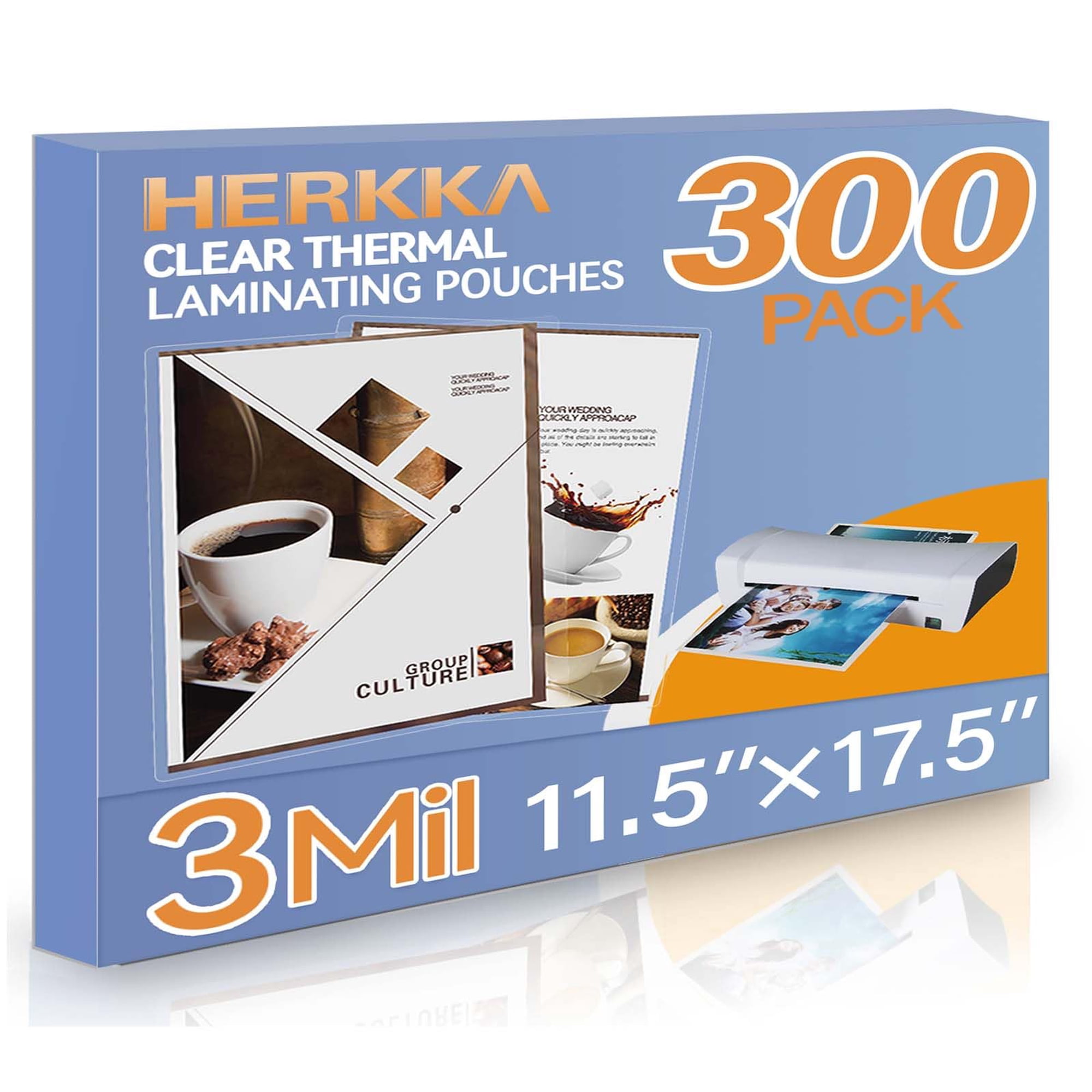 Click here for Herkka 300 Pack Laminating Sheets  Hold 11 X 17 In... prices