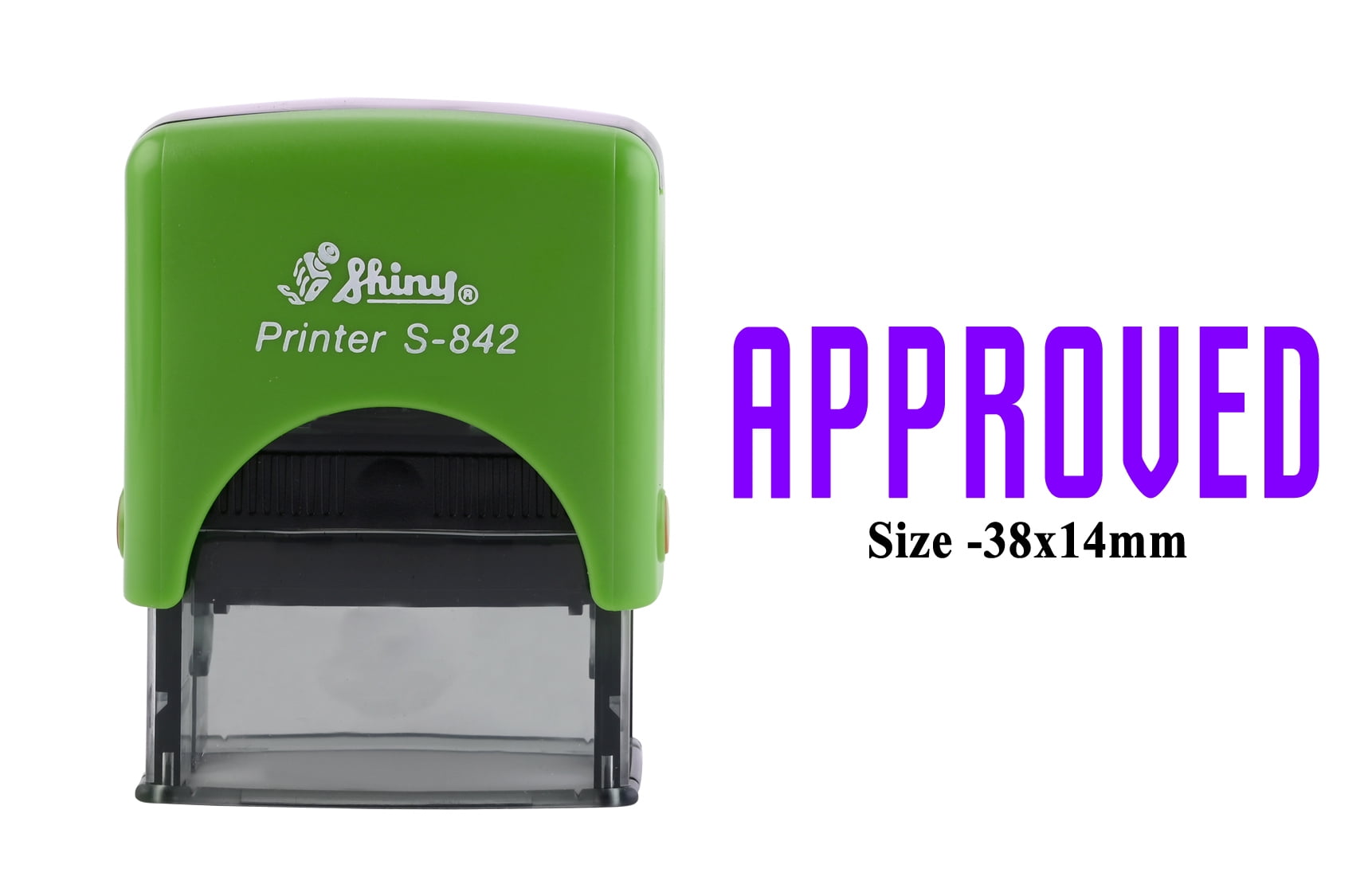 eloria-décor Approved Violet Ink Self Inking Rubber Stamp Office ...