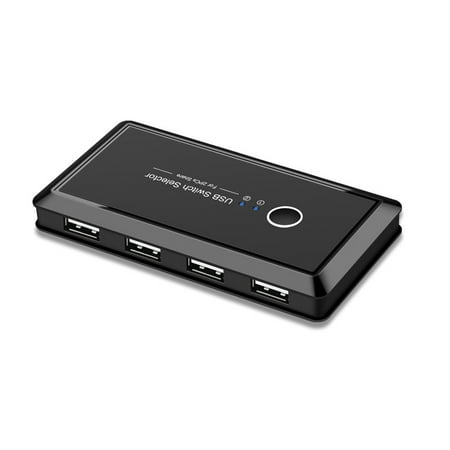 Volkmi usb multi-interface two-in four-out splitter printer sharer two ...
