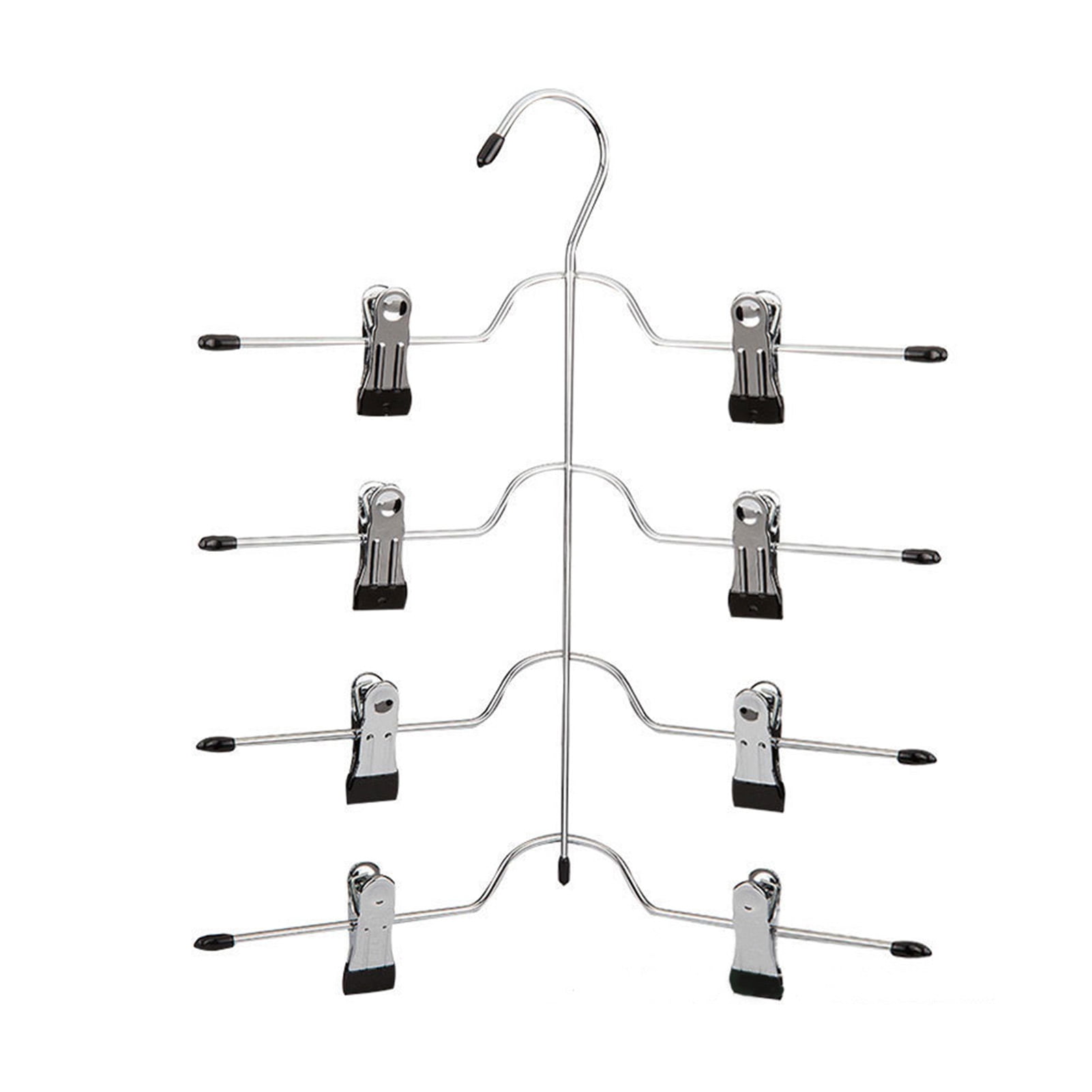 Warkul Clothes Hanger Organizer, Pants Hanger, 4 Tier Wardrobe Clothes ...