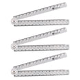 High-Visibility Foldable Measuring Ruler - Shatterproof Polyacrylate ...