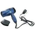 Conair 2 Speed Dual voltage 1875 Watt Compact Folding Ionic Hair Dryer in Dark Blue - Walmart.com