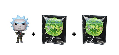 Rick and Morty Bundle: Weaponized Rick Pop! Figure and 2 3D Figural ...