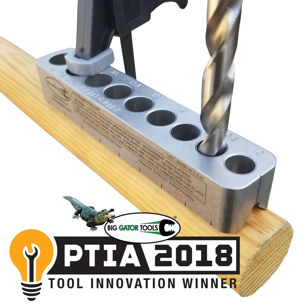 Big Gator Tools - V-DrillGuide-METRIC (10-14MM) - 9 holes - MDG2000NP ...