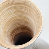Tall 43" Inch Modern Bamboo Narrow Trumpet Floor Vase - Walmart.com