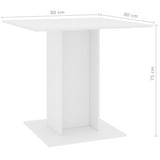 vidaXL Dining Table Kitchen Table Dining Room Dinner Table Engineered ...