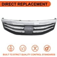 Kojem Chrome Front Upper Bumper Hood Mesh Grille Grill Radiator Face ...