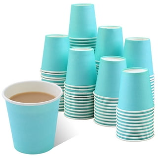 Comfy Package Small Paper Cups 3 Oz White Disposable Cups for Espresso ...
