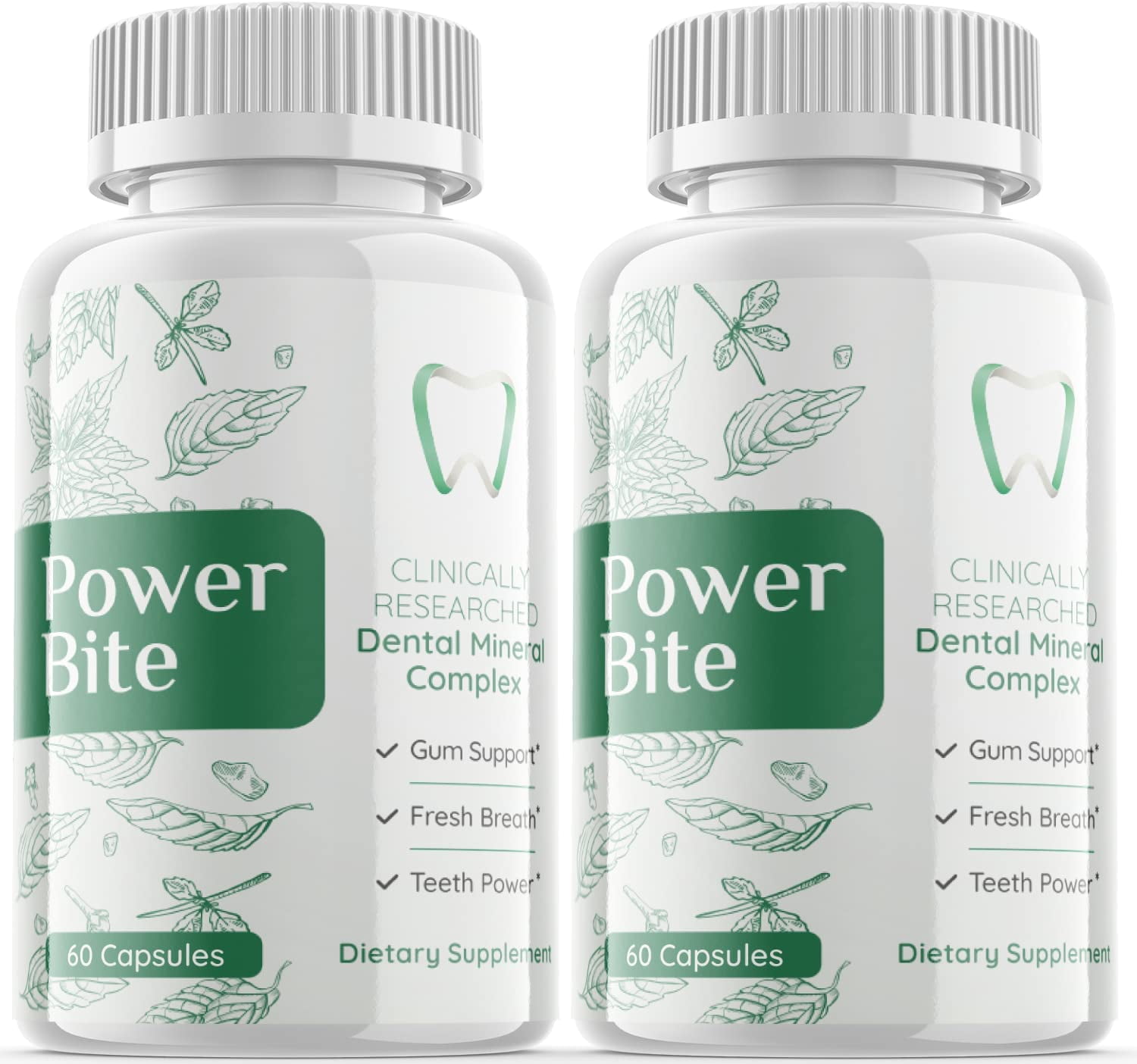 (2 Pack) Power Bite - Advanced Oral Probiotics Formula for Healthy ...