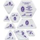 Perfect Patchwork Template-Set G - Small Hexagon Set 9/Pkg - Walmart.com