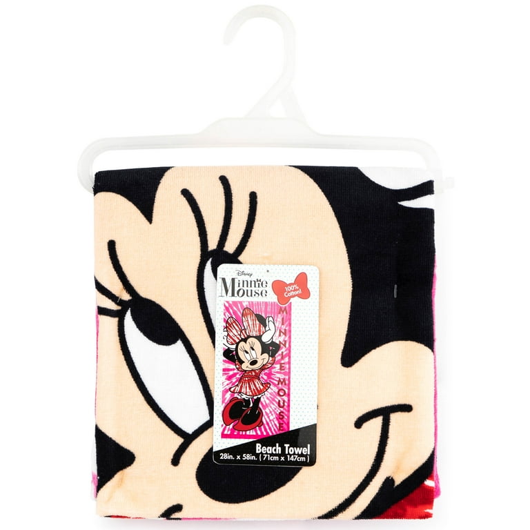 Red Minnie Mouse Towel